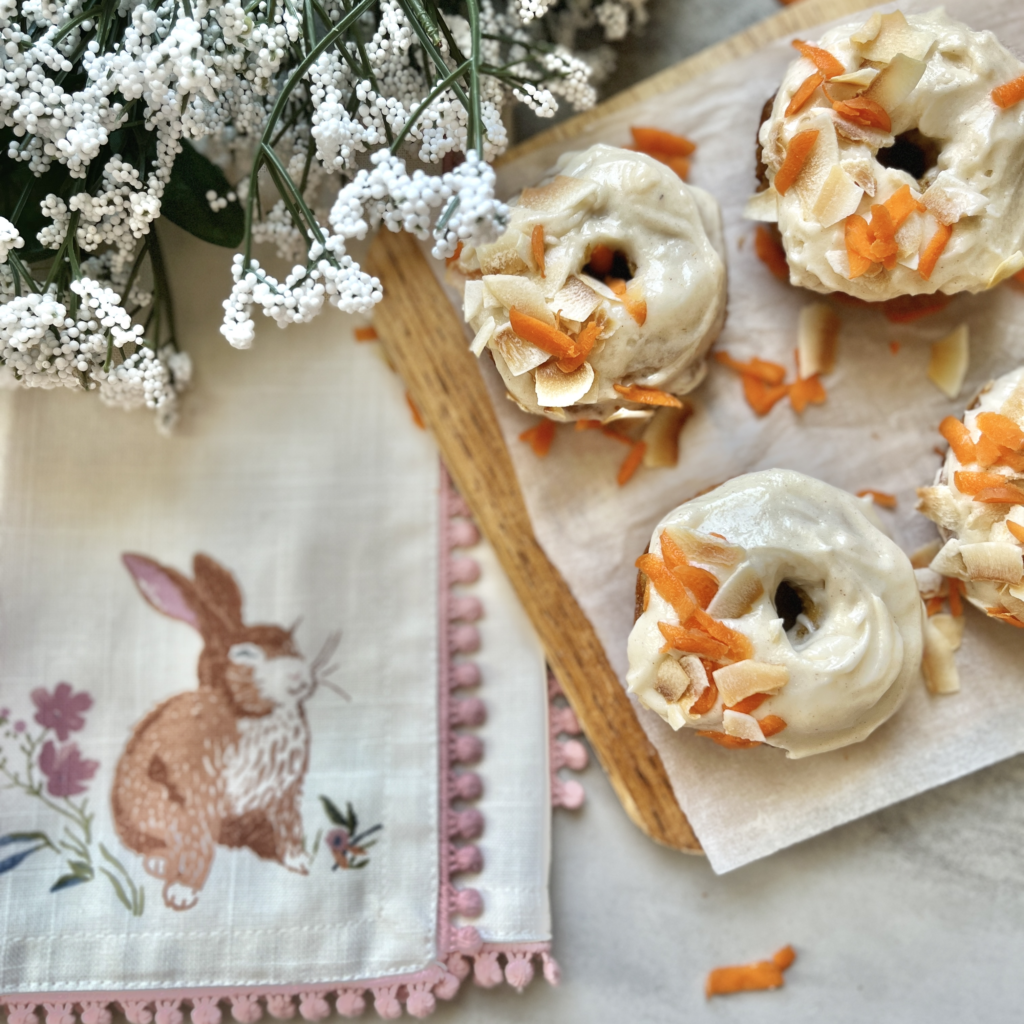 Easy Carrot Cake Donuts Recipe (not fried!) - Knead the Recipe