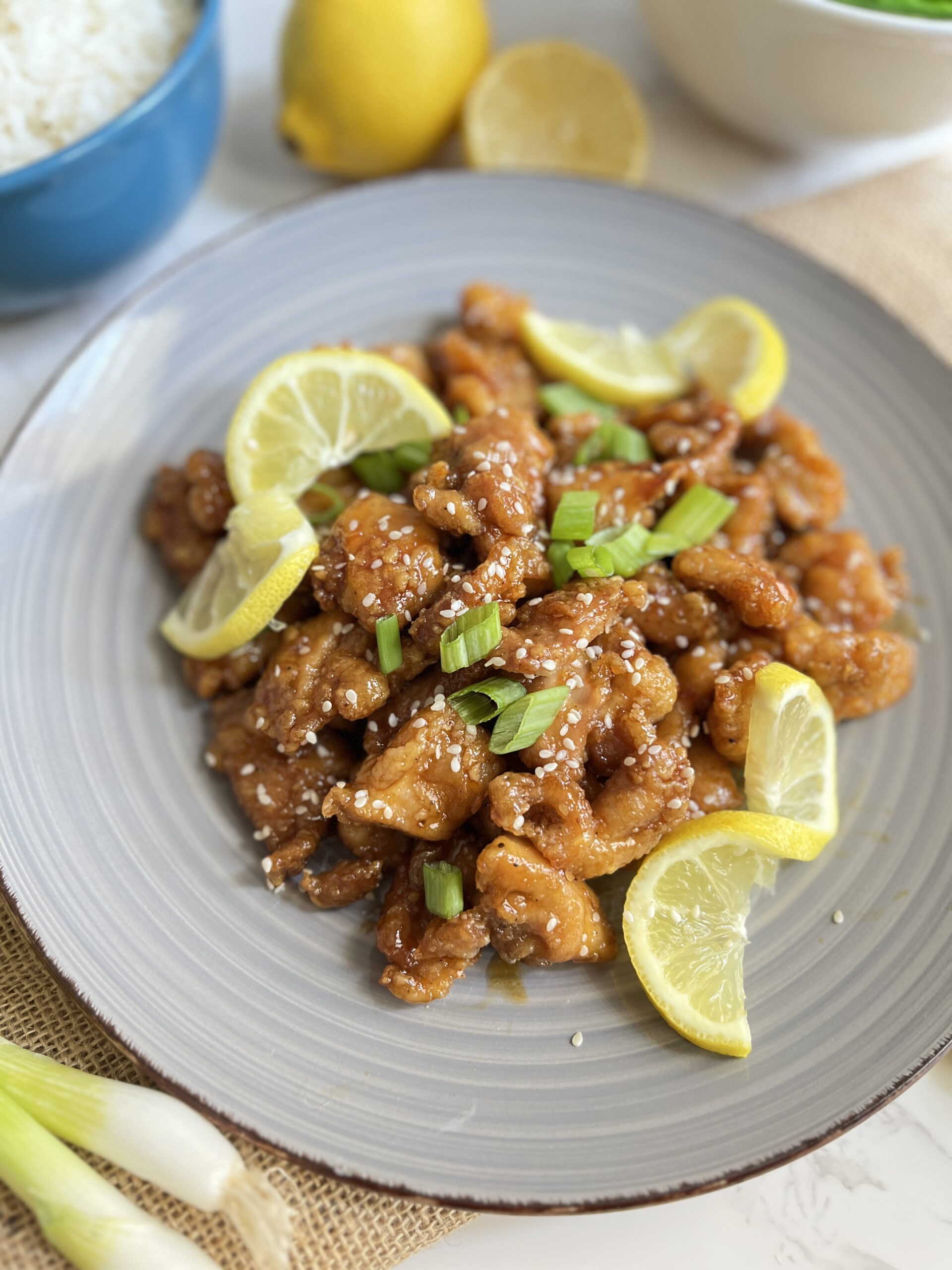 Crispy Chinese Lemon Chicken - Knead the Recipe